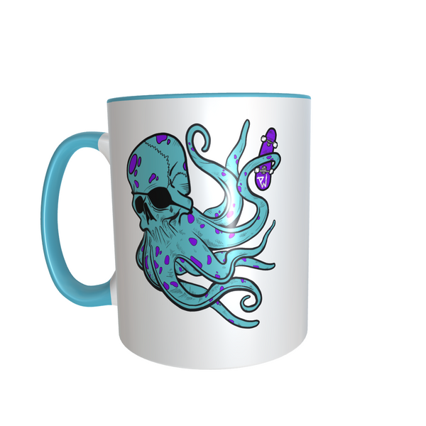 PushinWood Double Sided Mug Octo And Controller Logo – Yes Absolutely